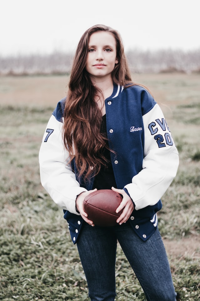 The Rise of Women Varsity Jacket - The Women Team